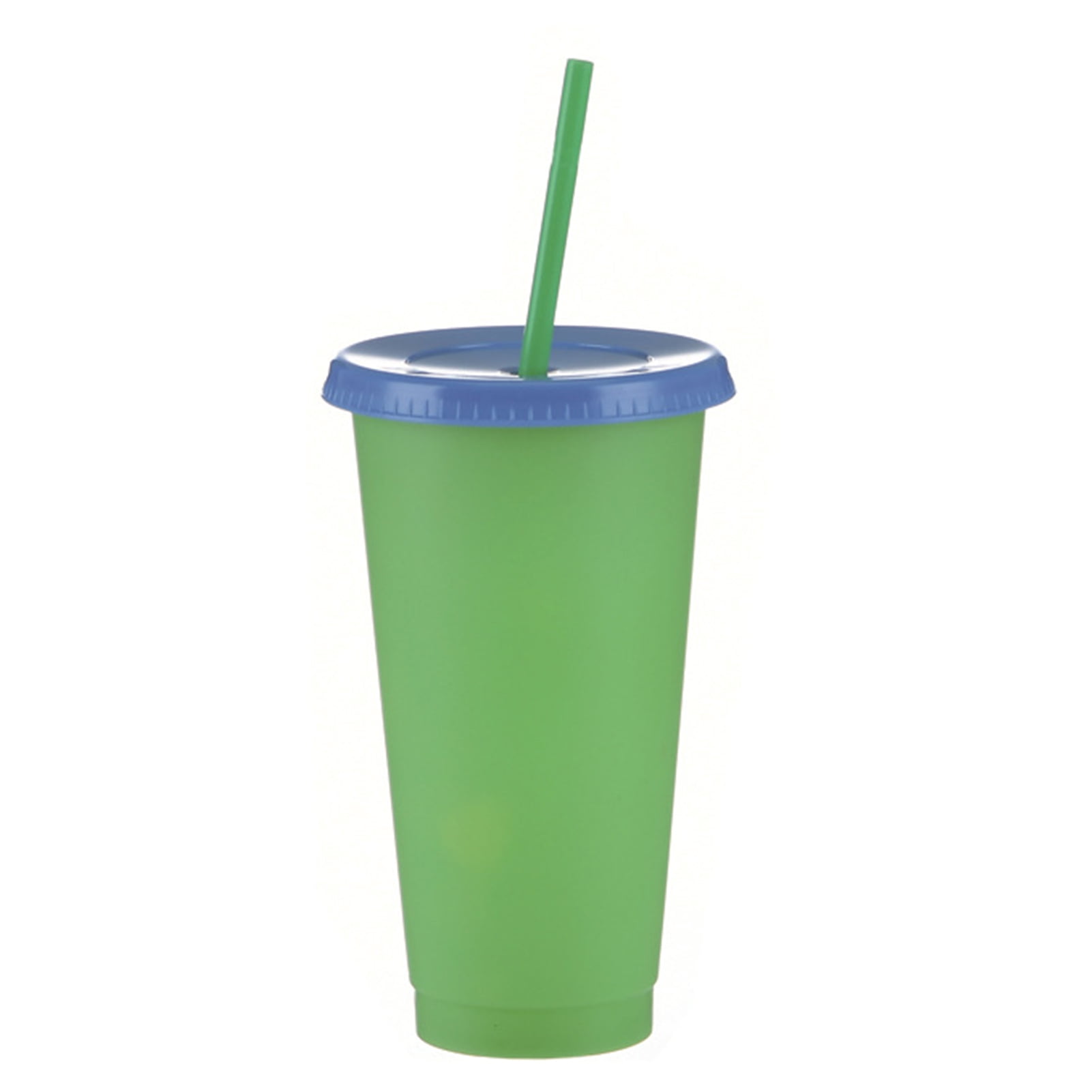 700ml Straw Bottle Eco-friendly Fixed Ring Design PP Color Changing ...