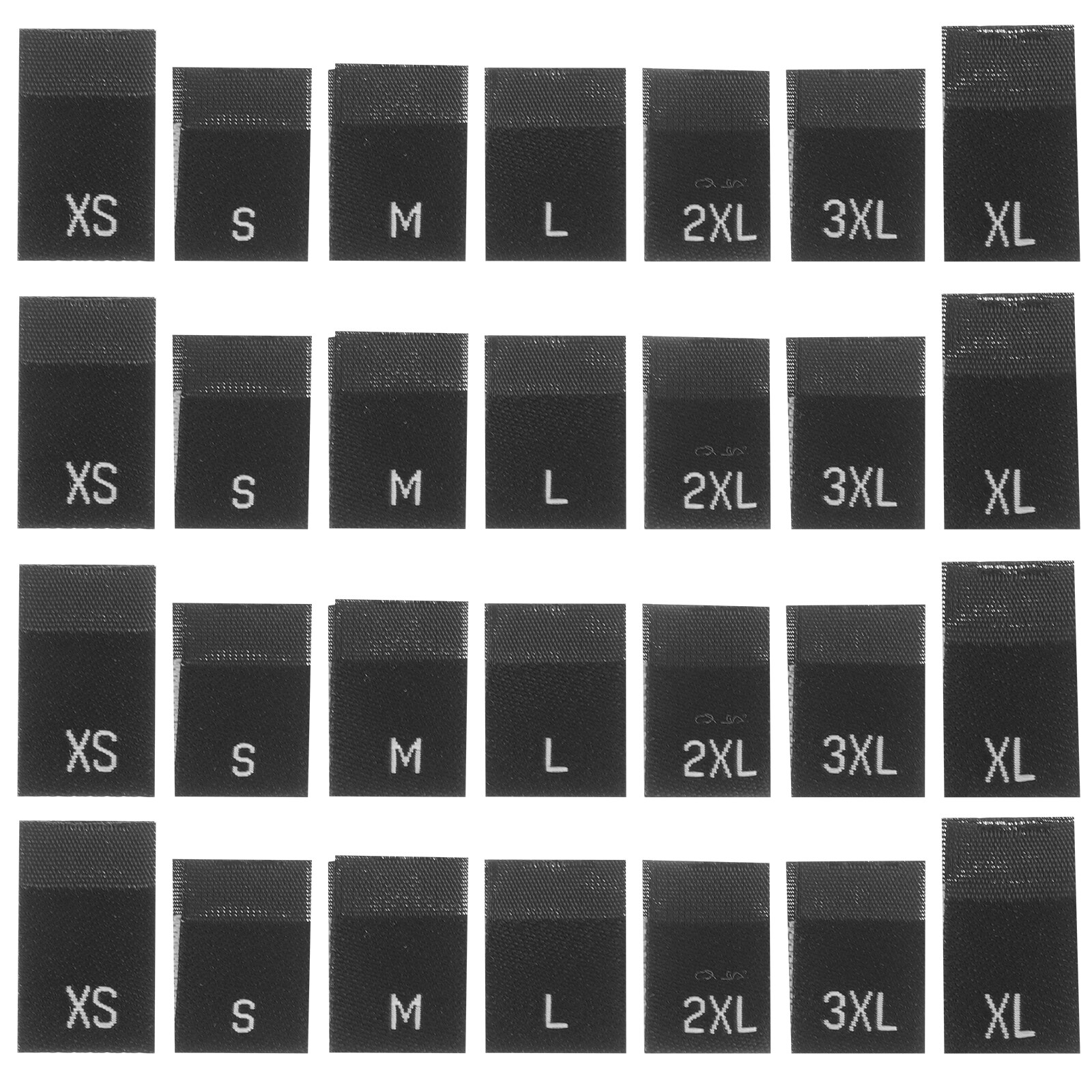 700pcs Clothing Size Tags Sewing Size Labels Garment Size Tag Labels ...