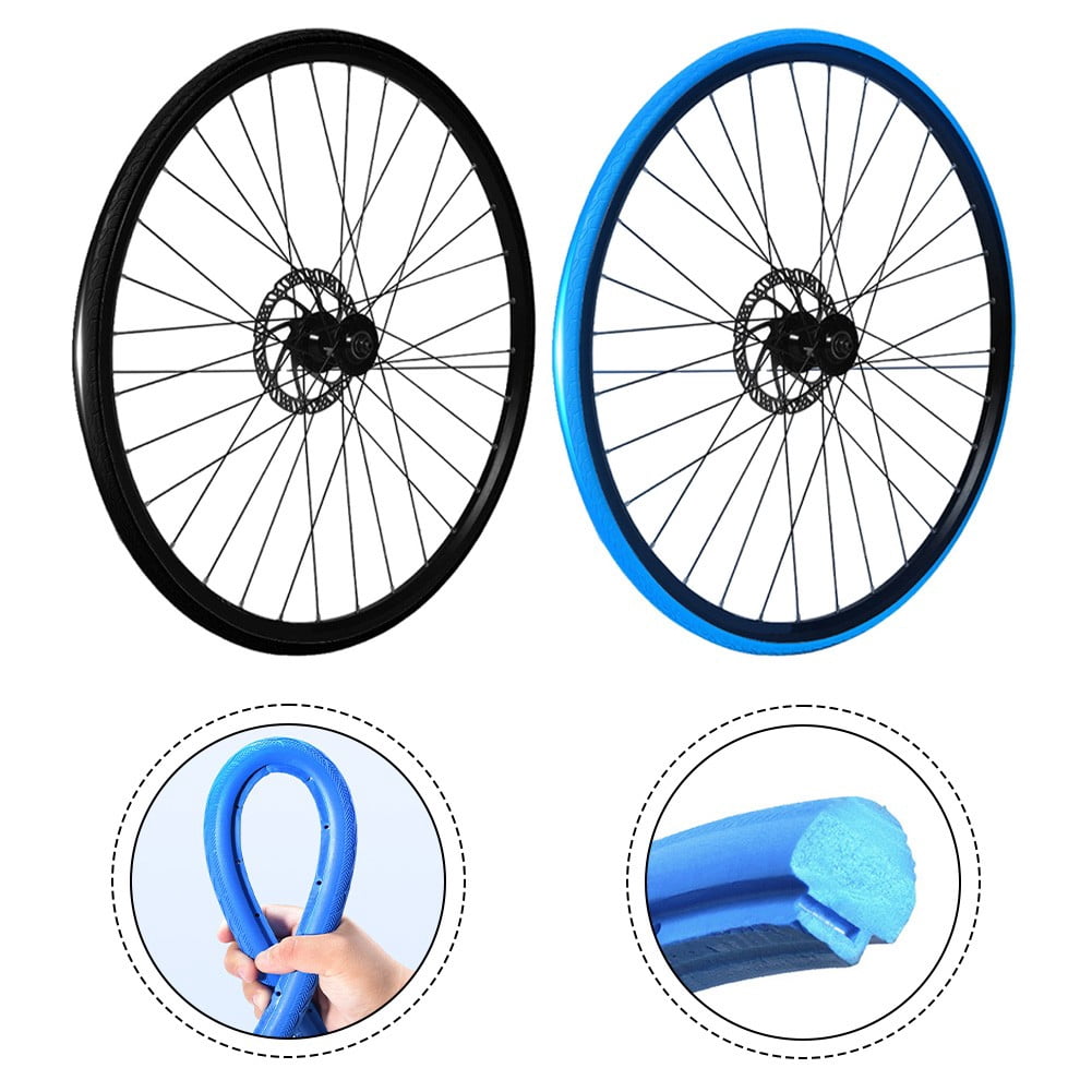 700x23c Bicycle High Density Solid Outer Tire Non-Inflatable Tubeless ...