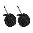 2-Pack Anti-Aging Butyl Rubber Inner Tubes, 700x23c, Shock Absorption ...