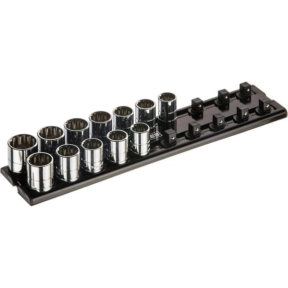 70179-3/8-Inch Drive Socket Organizer - Rack Stores up to 20 Sockets ...