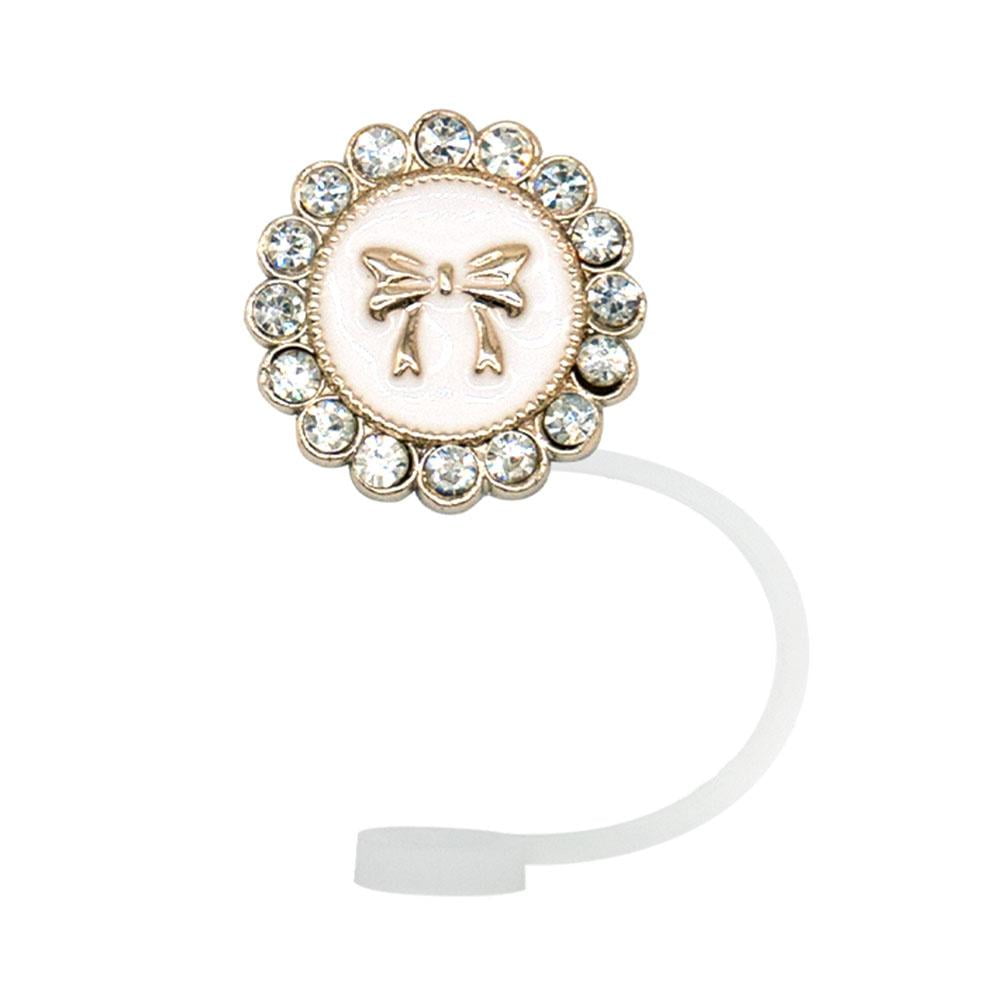 702-02 (sticky 8mm transparent straw cap) (E) $ Pearl dust cap PVC soft ...