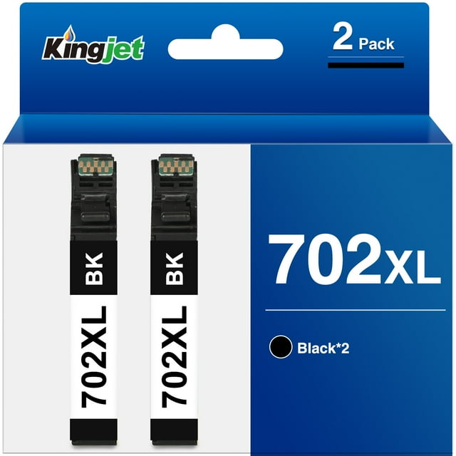 702 Black Ink Cartridge for Epson Ink 702 XL 702XL Ink Cartridge Combo ...