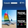 702 Ink Cartridges for Epson 702 XL 702XL T702XL T702 Ink Cartridge for ...