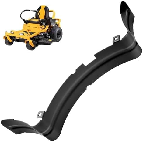703-2093C-0637 Inner Rear Baffle Powder Black for Cub Cadet MTD GT, RZT ...