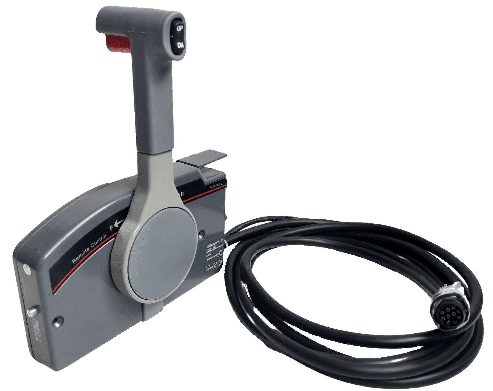 Yamaha 703 Side Outboard Remote Control Box with Power Trim, Key Switch ...