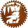 7055 817865023583 Standing Deer Buzz Blade, Rust Patina - Walmart.com