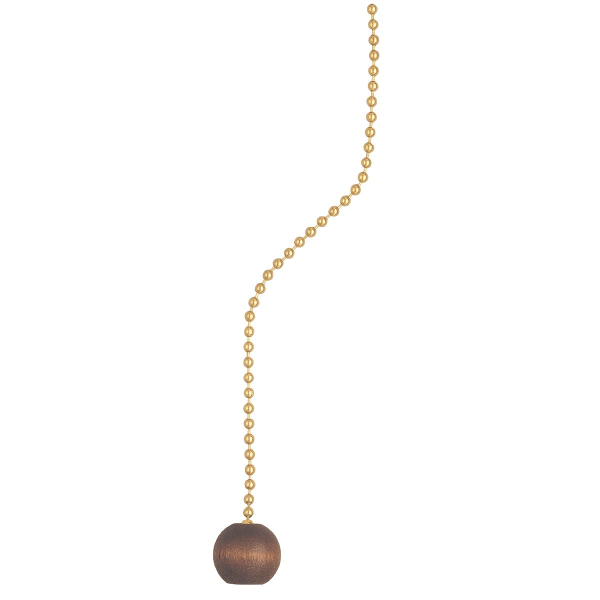 7066100 Light Fixture Pull Chain With Wooden Ball - Walmart.com