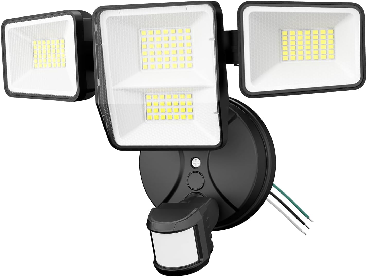 707000-lumen safety light outdoor, 4-head motion-sensing light ...
