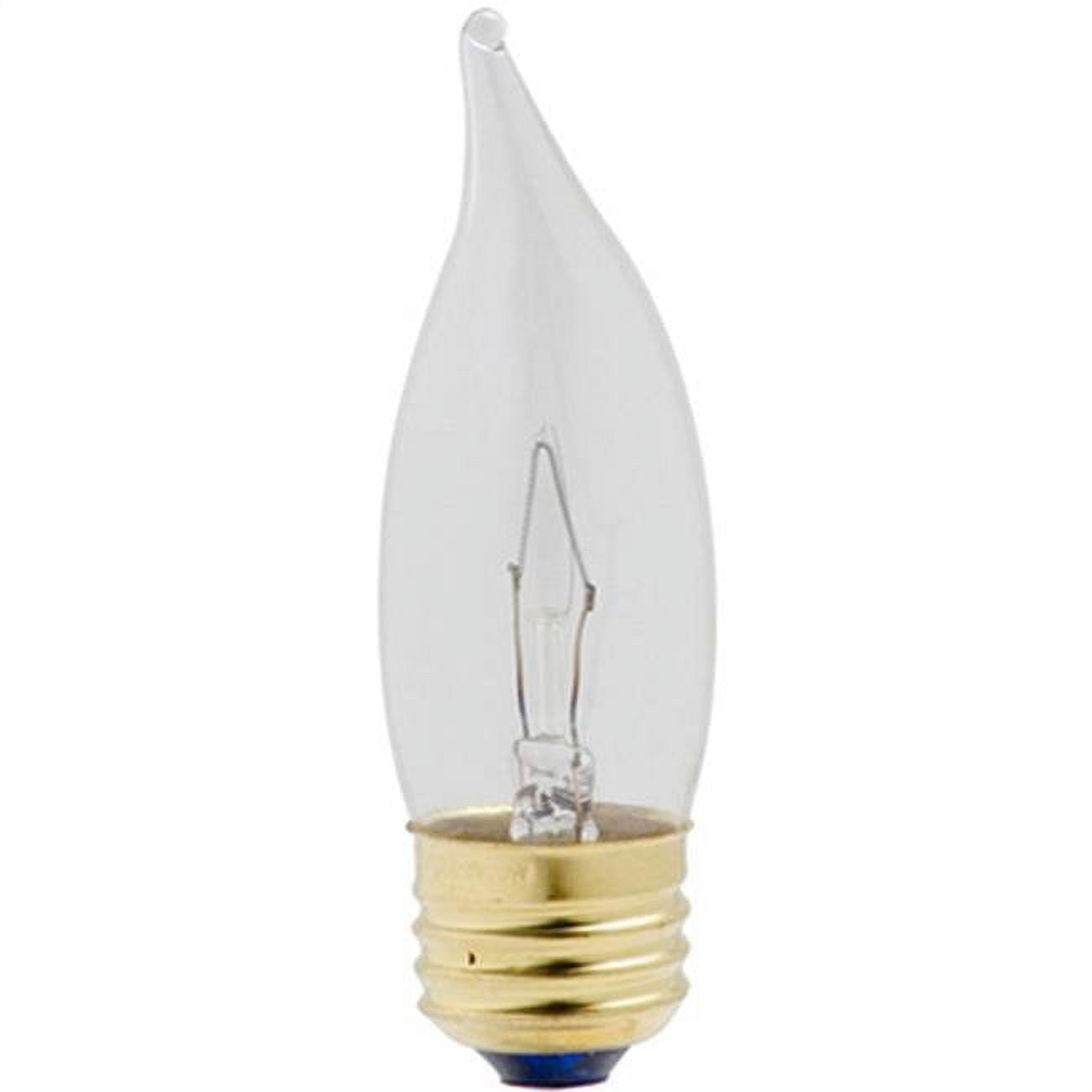 70834 2 Pack, 25 Watts CA11 Chandelier Flame Bent Tip Bulb - Pack Of 10 - Walmart.com