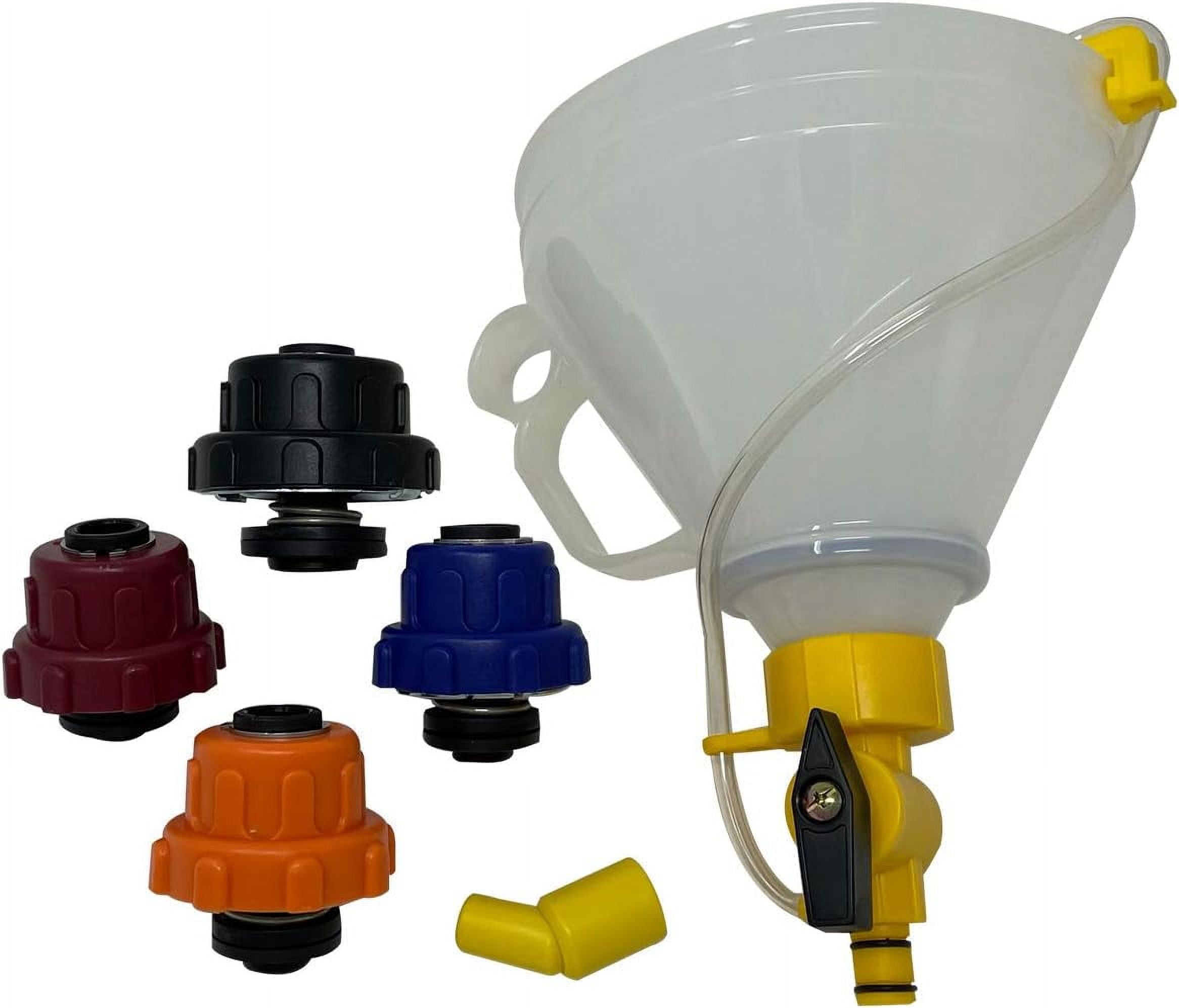 **7088 coolant system filling kit with universal adapter - Walmart.com