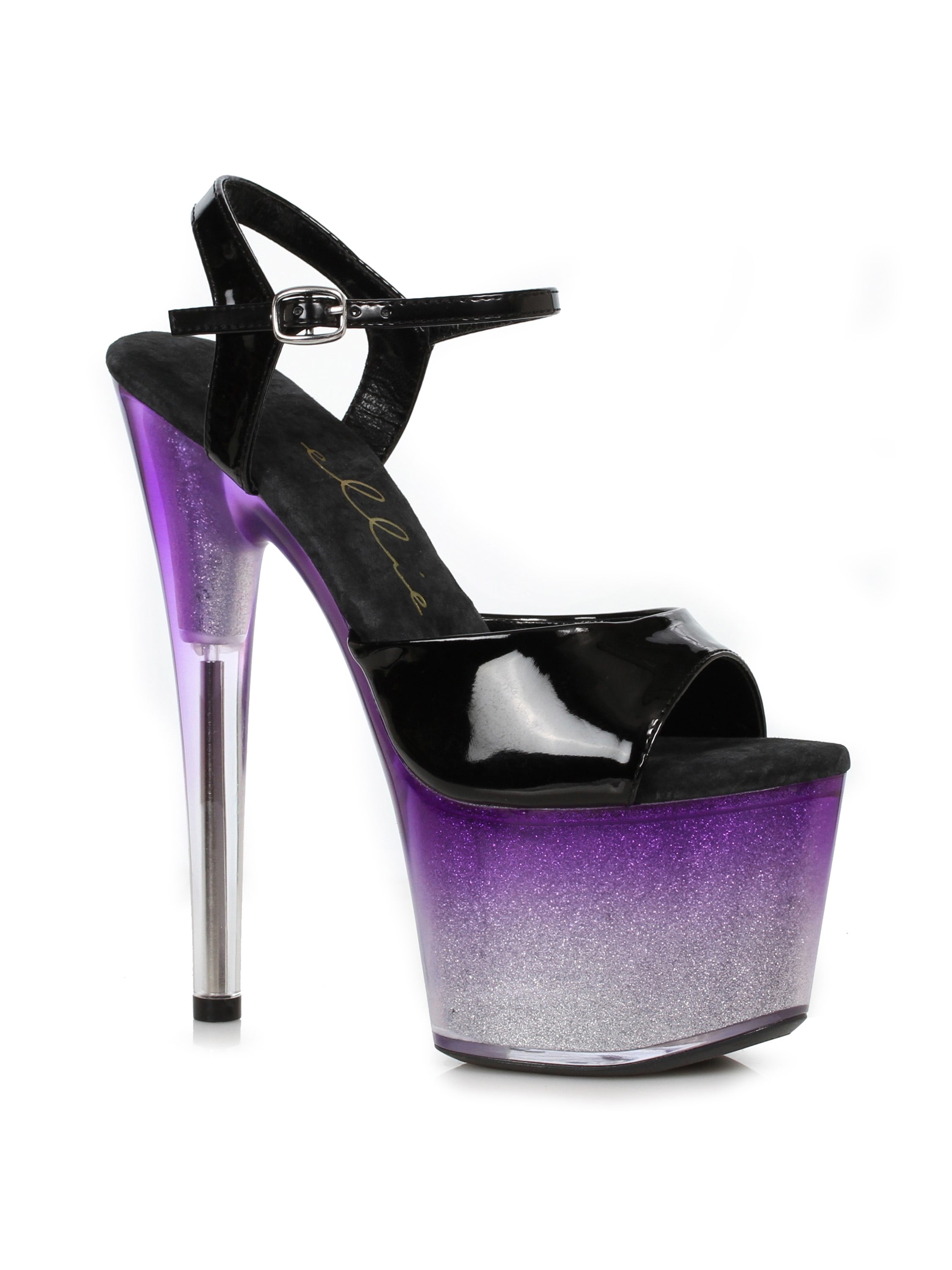 709-Miranda, Womens 7" Ombre Glitter Platform Shoes - Walmart.com