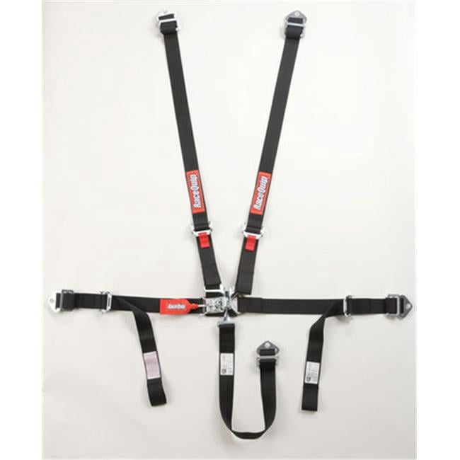 709009 JR L & L 5 Point Harness Set, Black - Walmart.com