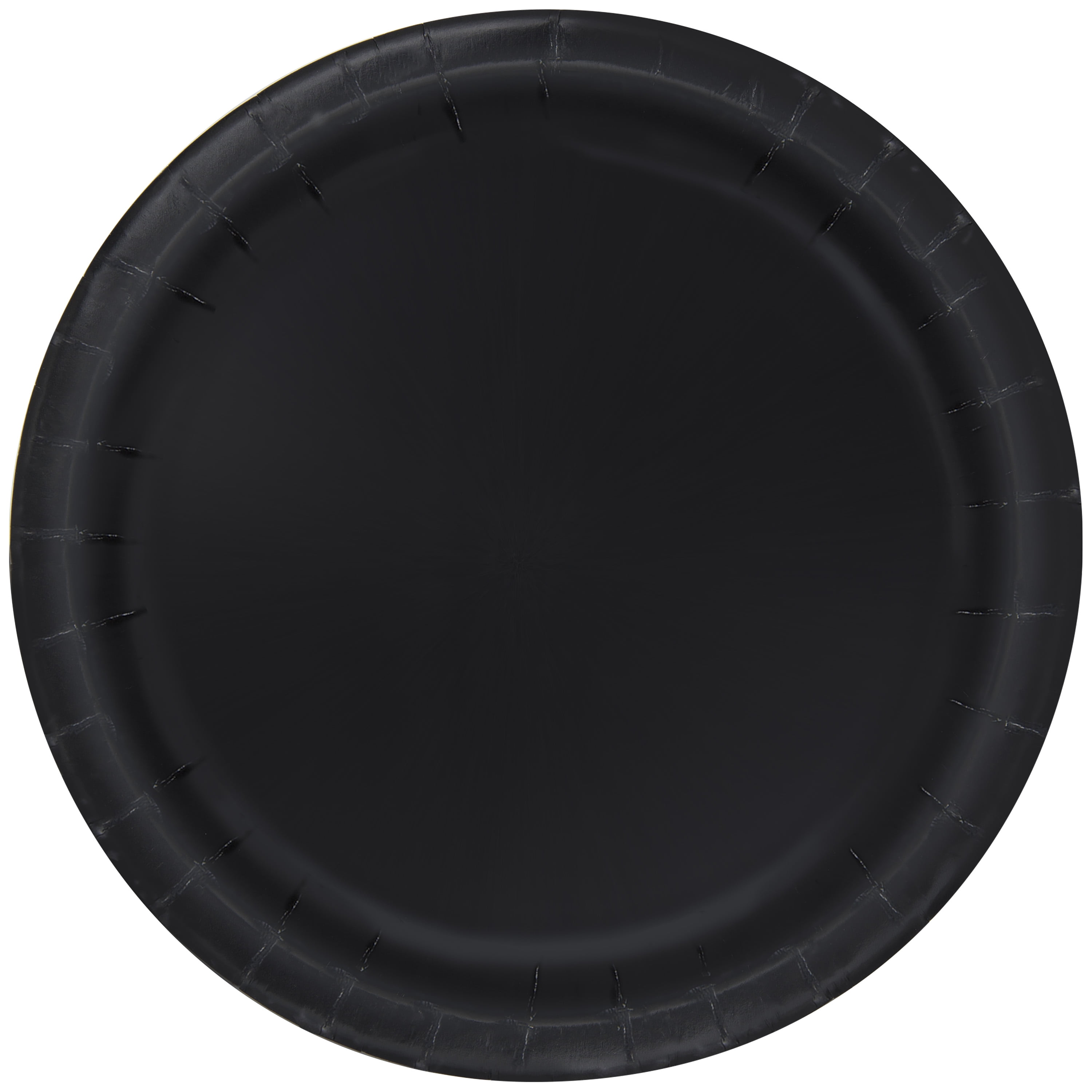 Way To Celebrate Black Round 7-Inch Dessert Plates 70ct for Serving ...