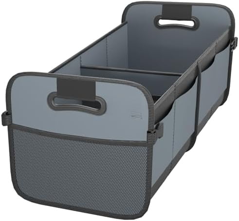 70L Collapsible Car Trunk Organizer with 11 Pockets, Reinforced Handles ...
