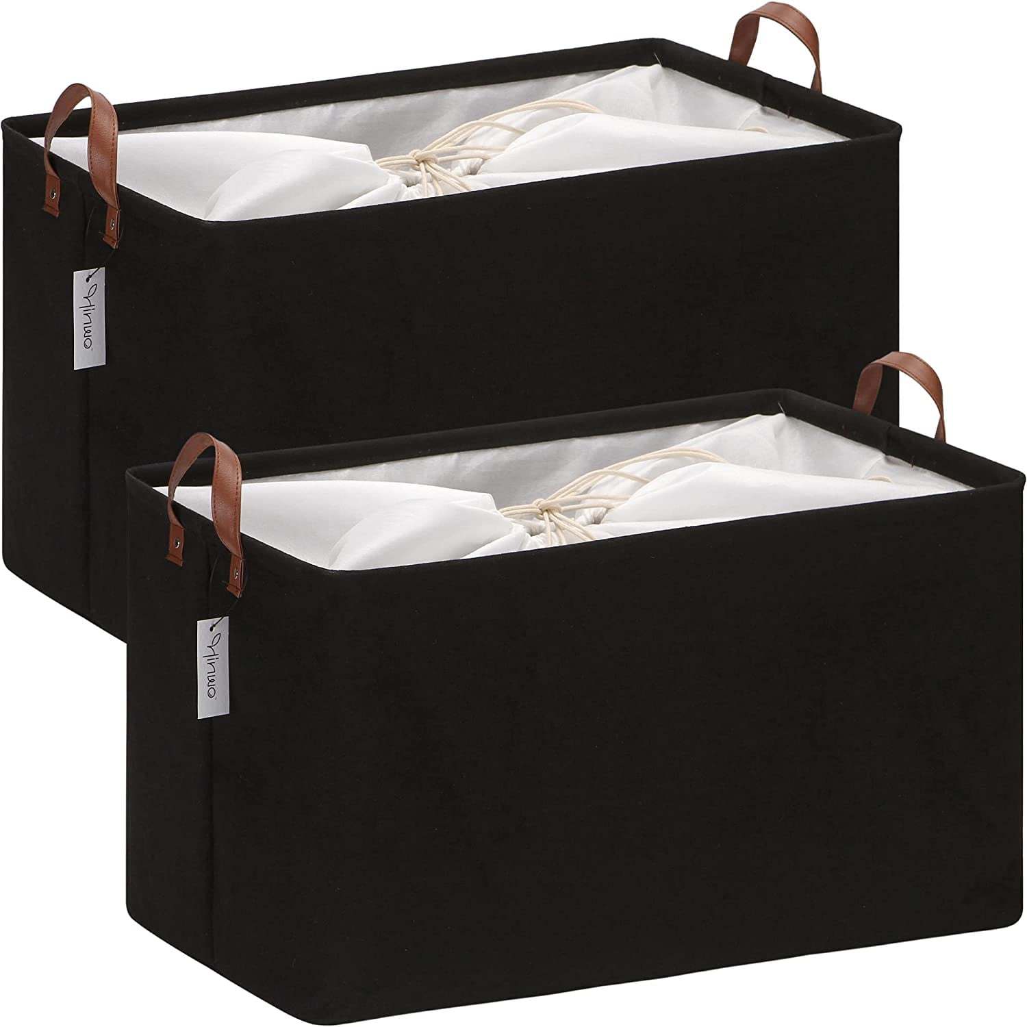 70L Extra Large Storage Bins, 2-Pack Closet Organizers and Storage ...