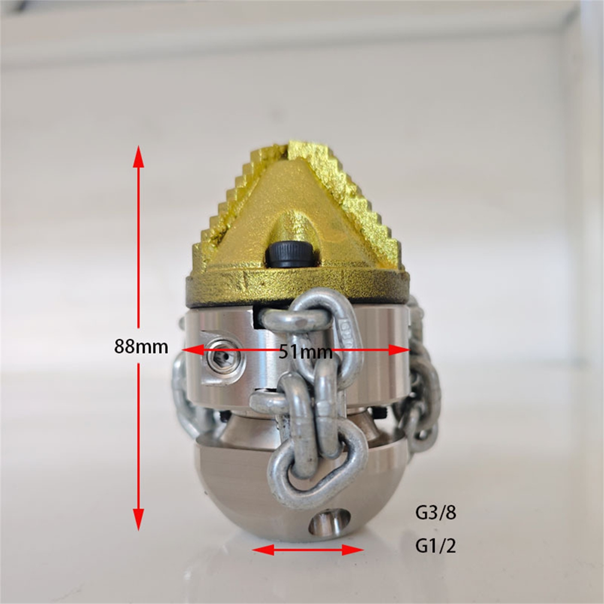 70L Rotating Blasting Nozzle High Pressure Pipeline Dredging Cleaning ...