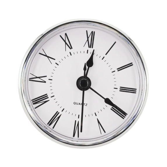 70MM Clock Inserts Weight Approx.80g Quartz Clock Inserts Silvery Trim ...