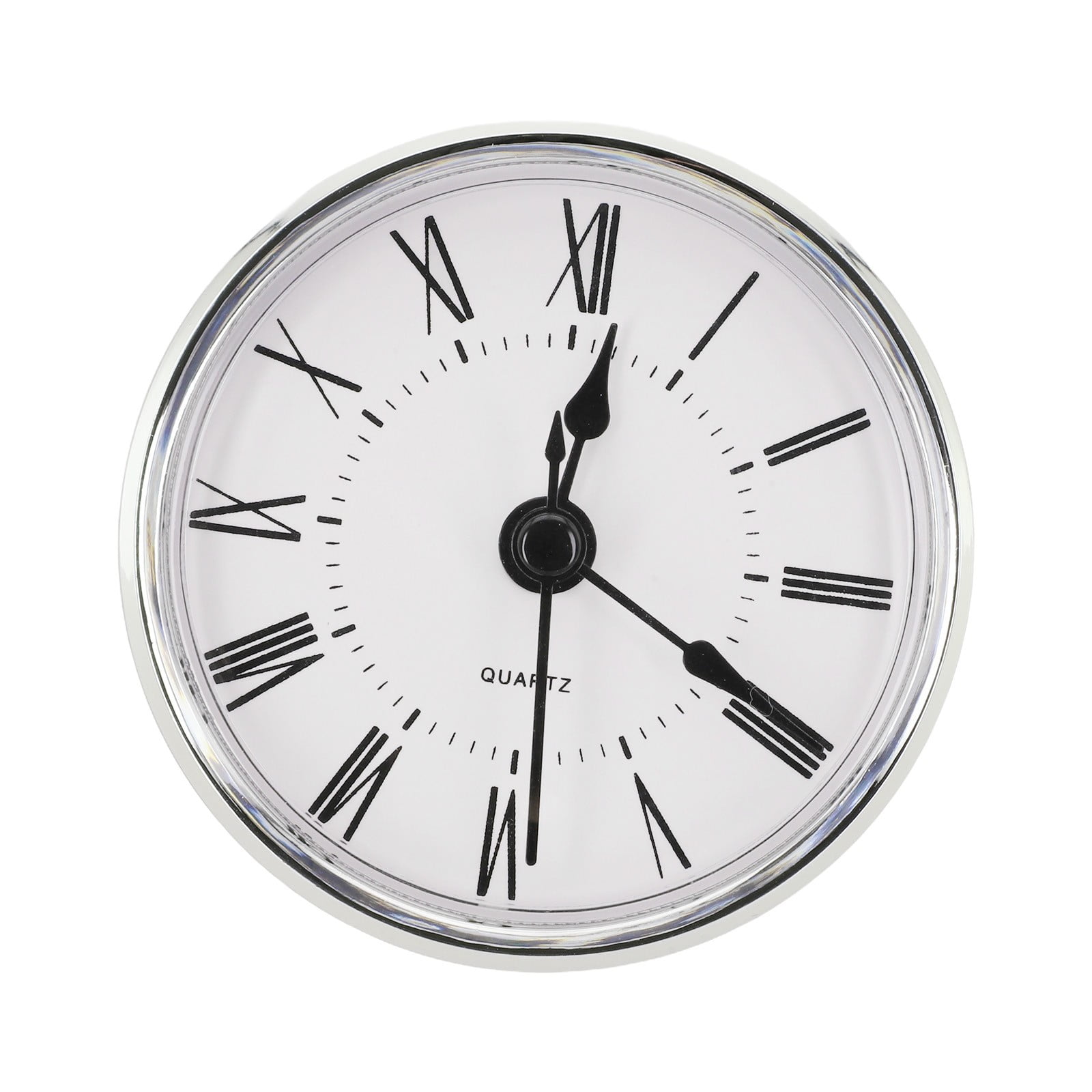 70Mm Clock Inserts Weight Approx.80G Quartz Clock Inserts Silvery Trim ...