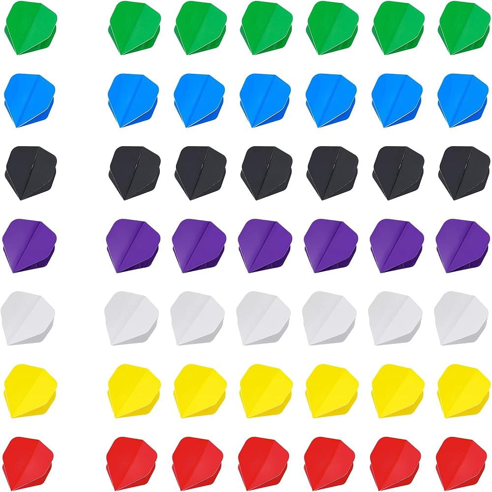 70Pcs 7 Colors Dart Flights Wholesale for Steel Tip Dart and Soft Tip ...