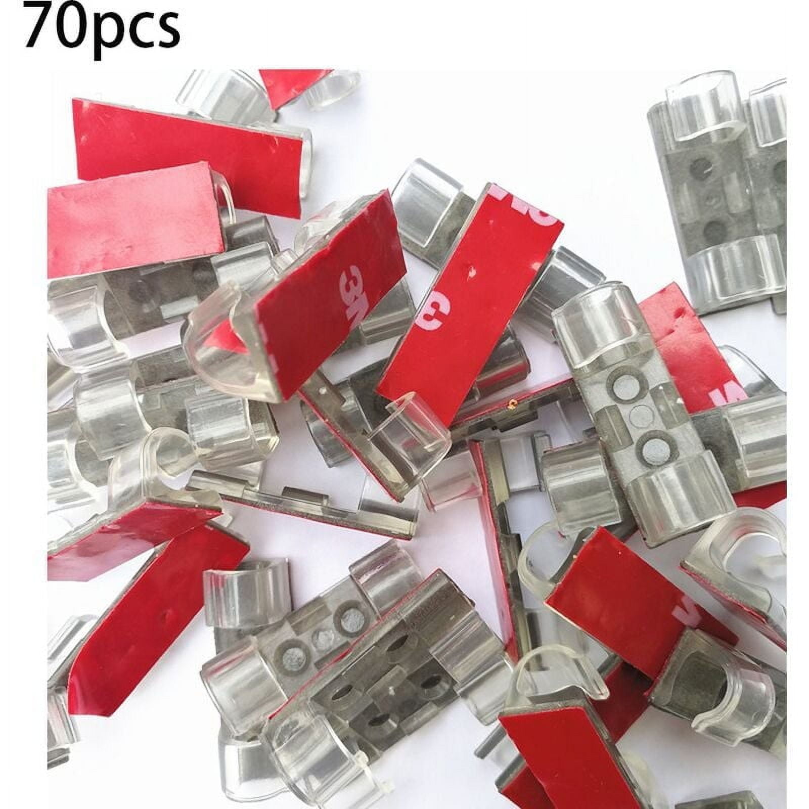70Pcs Adhesive Cable Clamp, Self-Adhesive Cable Clamp, Cable Storage ...
