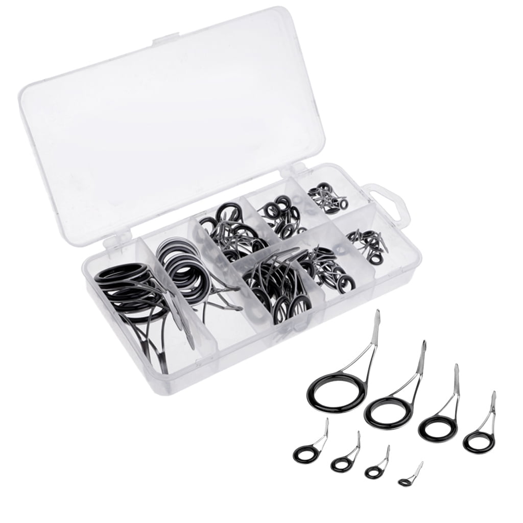70Pcs Stainless Steel Saltwater Fishing Rod Guides with Ceramic Eye ...