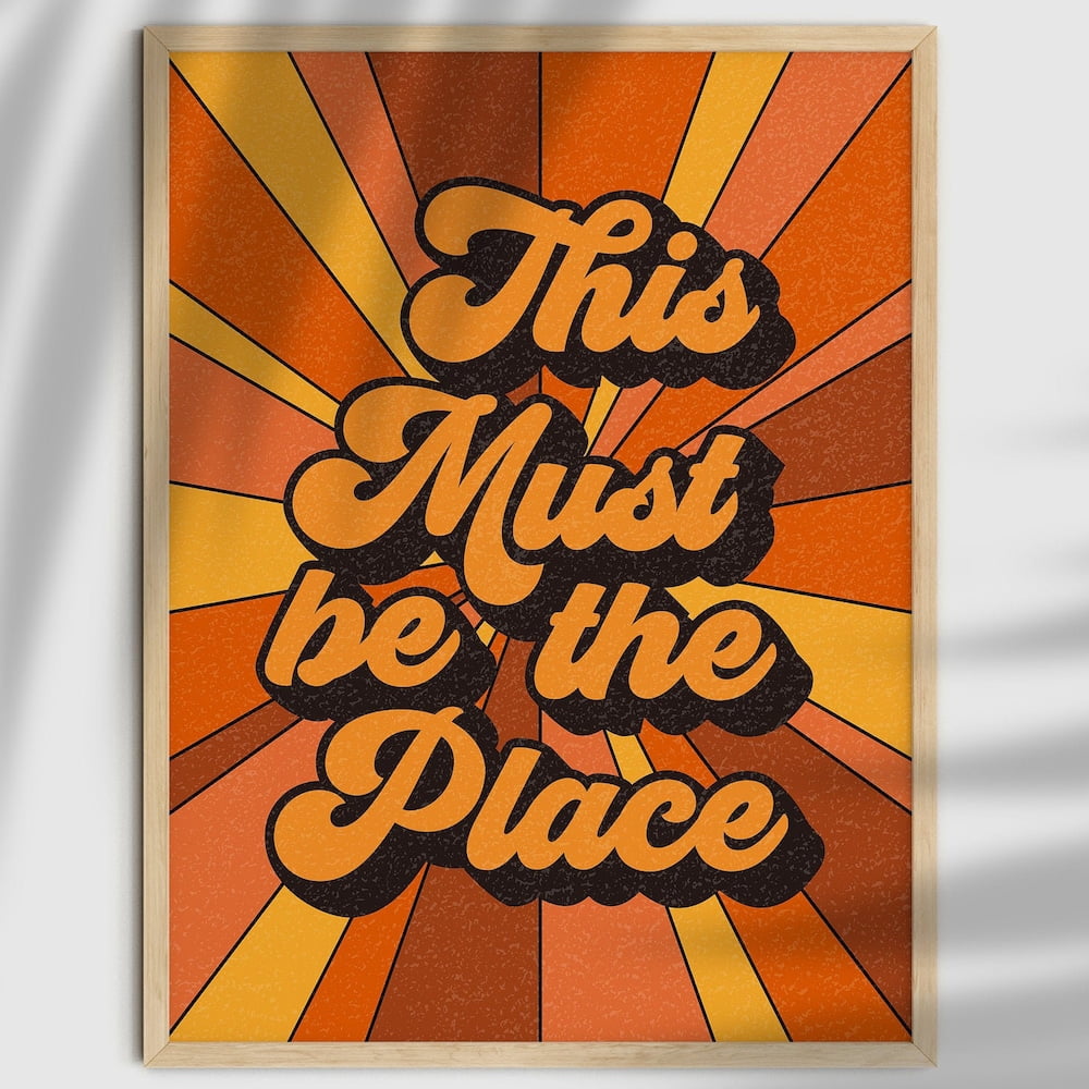 70S Decor, Retro 70S Home Decor, 60S Vintage Poster, 70S Groovy Poster ...