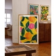 70S Retro Lemon Art Eclectic Foodie Citrus Market Housewarming Italian ...