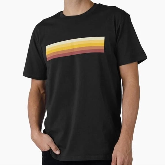 70S Summer Vintage Retro Stripes T-Shirt S-5XL - Walmart.com