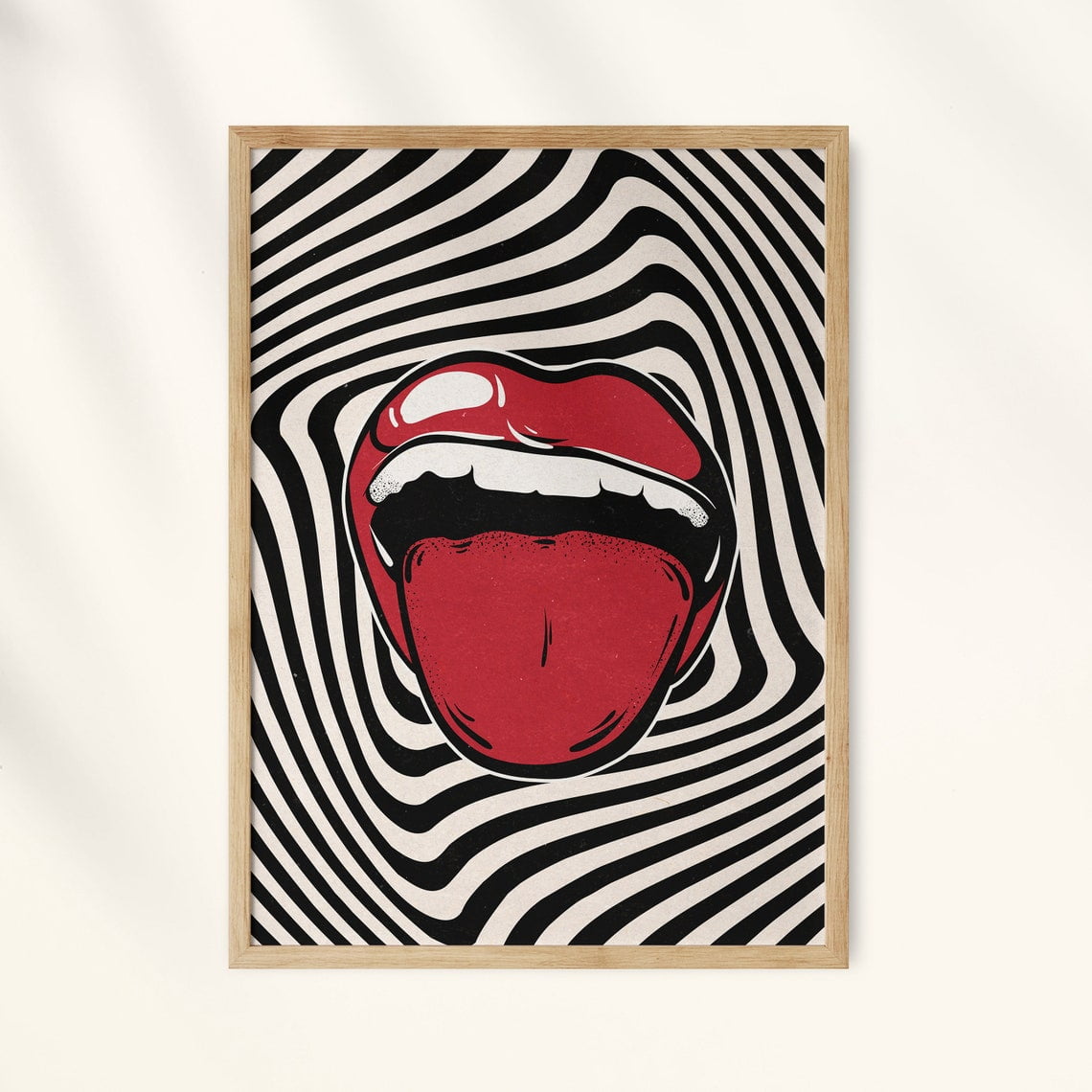 70S Wall Art, Rolling Stones Poster, Aura Print, Psychedelic Poster ...