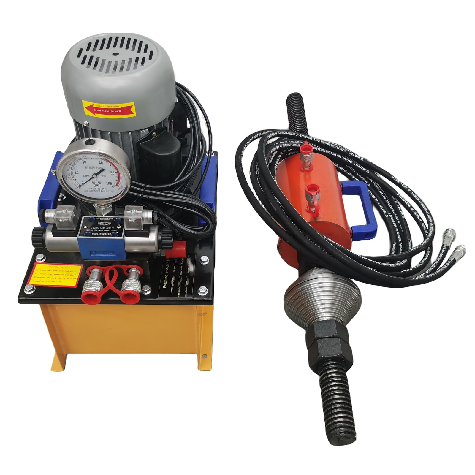 70T Portable Sleeve Press Machine Excavator Repair Bushing Machine with ...