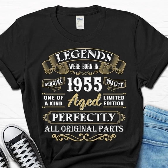 70Th Birthday Gift, Born In 1955 Shirt, 70Th Birthday Mens Gift, 70Th ...
