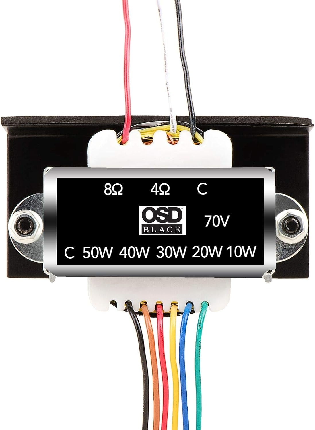 70V Commercial Distribution in-Line Matching Indoor Transformer (50W) - Walmart.com