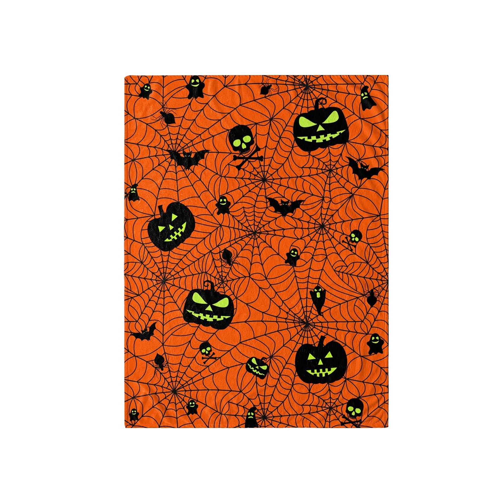 70X100cm Printed Blanket Halloween Night Halloween Flannel Blanket ...
