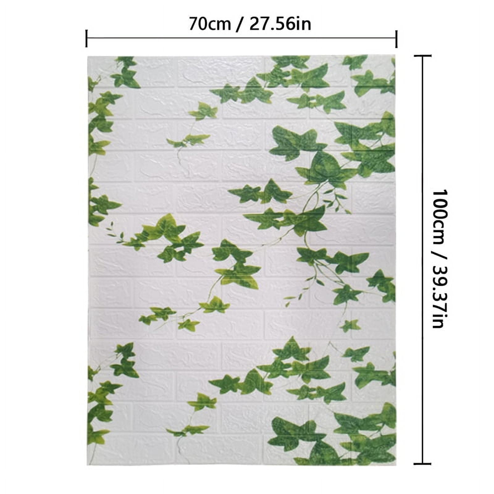 70cm*1m 3D Brick Pattern Wall Panels Wallpaper Imitation Brick Bedroom ...