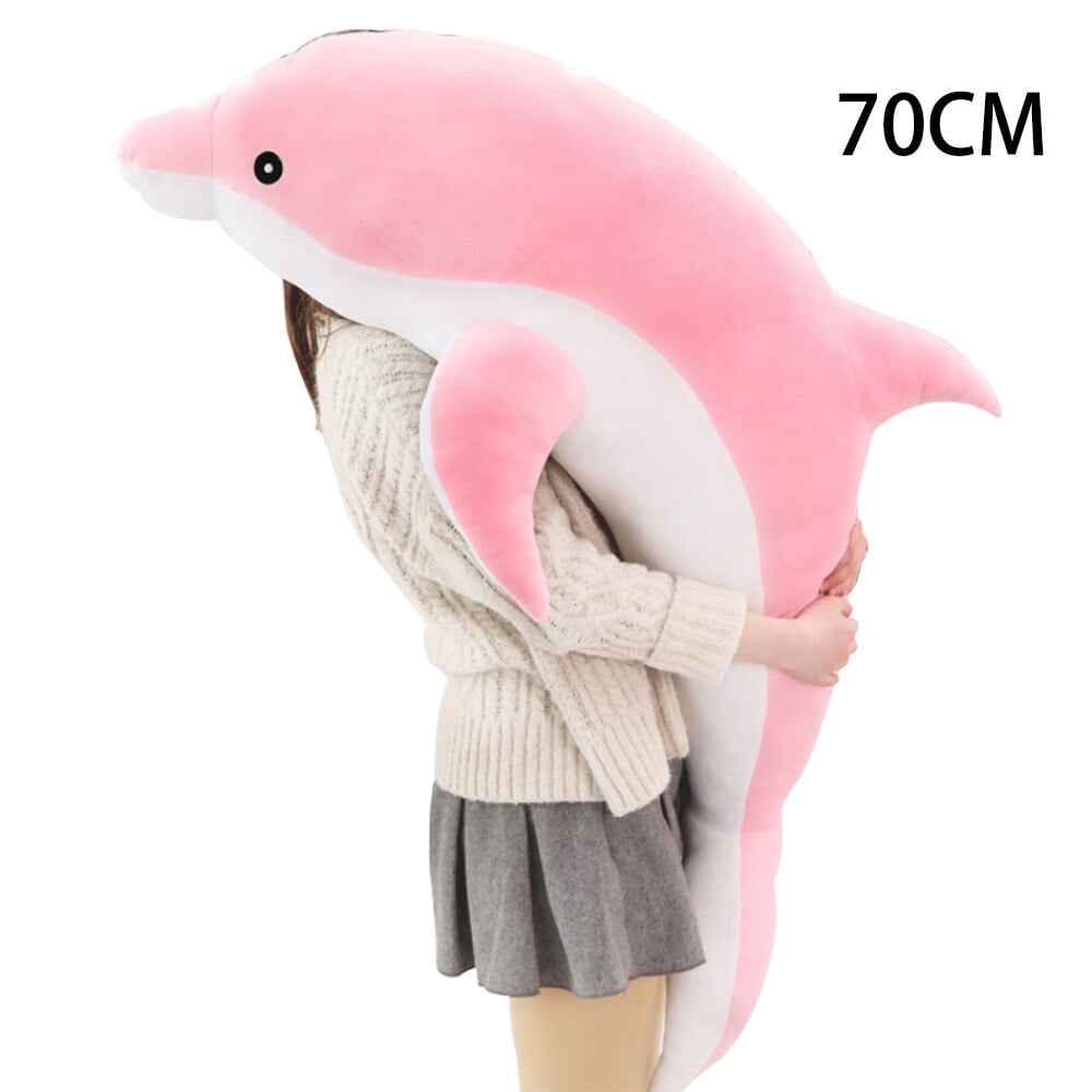 70cm Dolphin Plush Toys Dolls Animal Toy Christmas Gift for Kids Girls ...