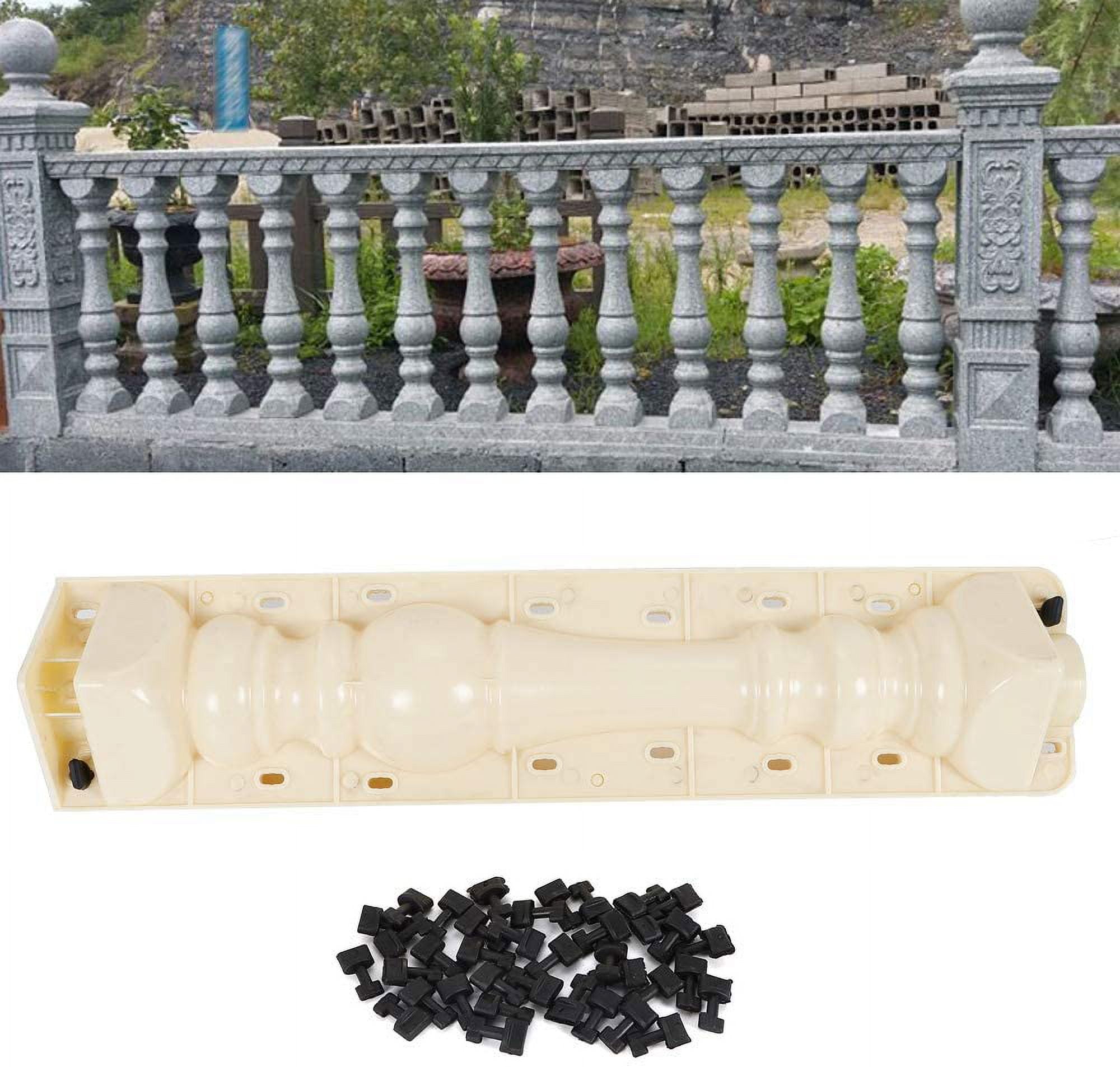 70cm Plastic Balustrade Mold Roman Column Concrete Mold Set of 1, DIY ...