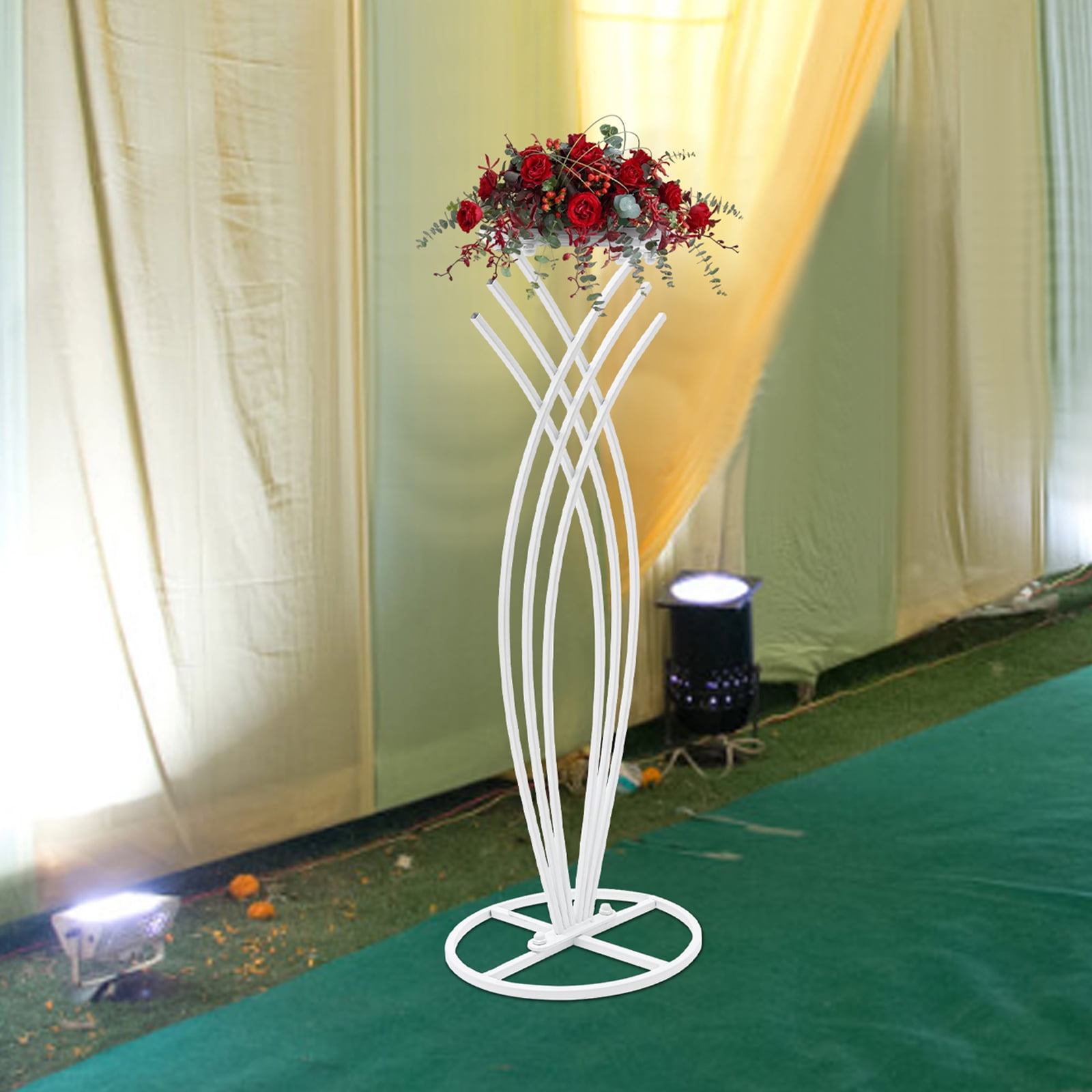 70cm Wedding Flower Stand, White Flower Stand, Wedding Centerpieces ...