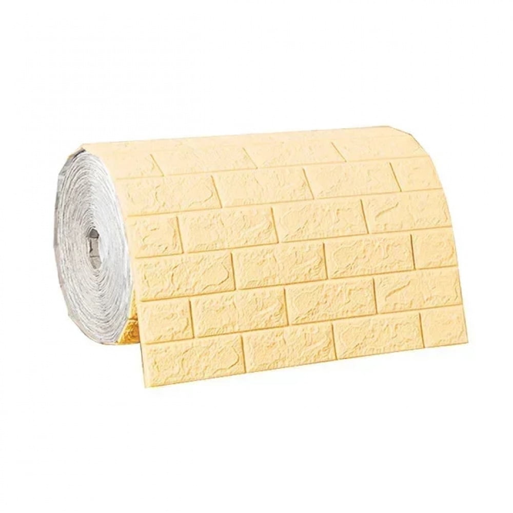 70cmx1/5/10m 3D Wallpaper Decoration Self-adhesive Antique Foam Brick ...