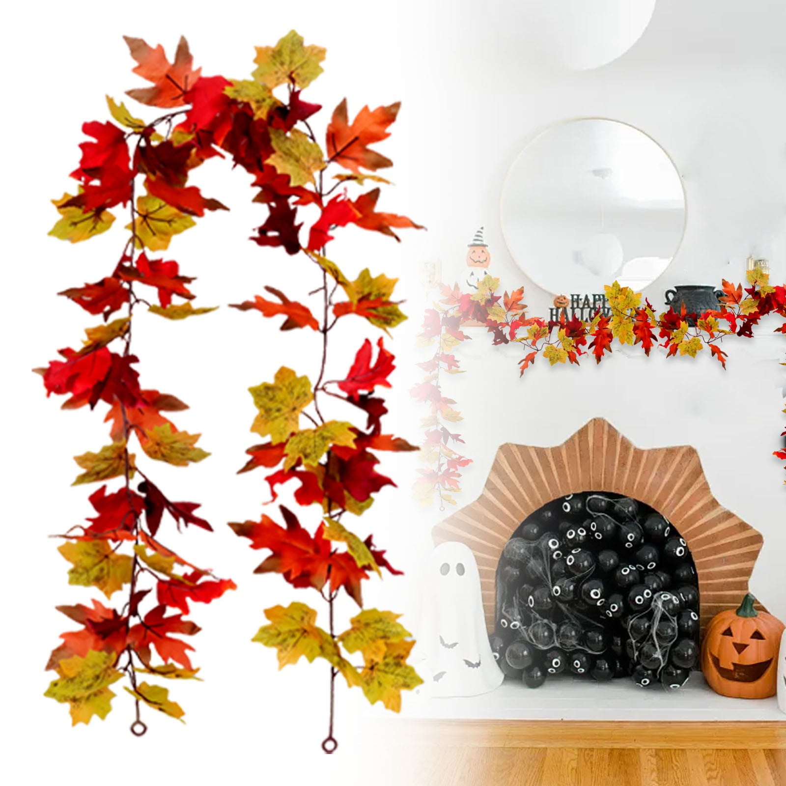 70in Fall Decor, Autumn Garland Fall Garland for Mantle Fall Decor ...