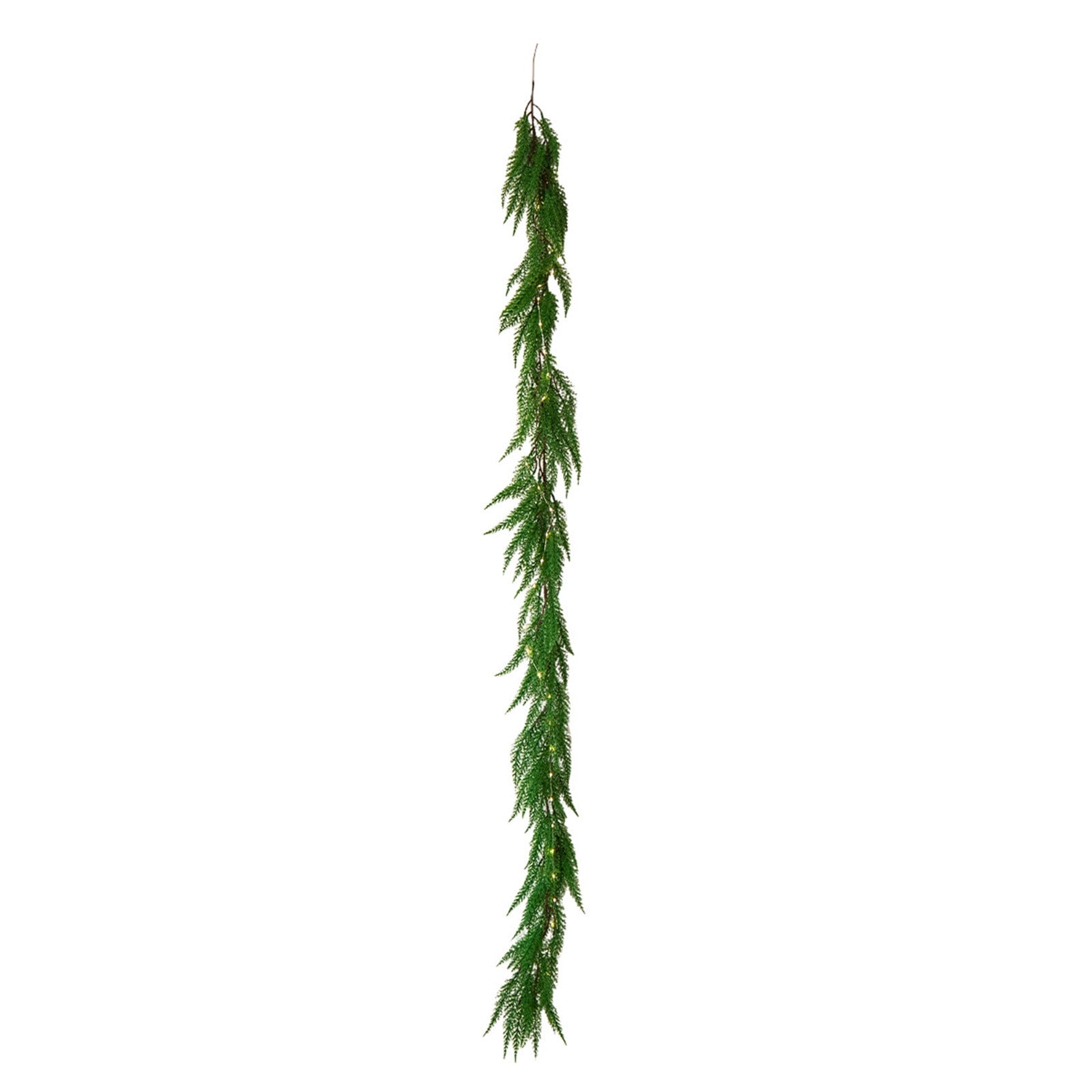 70inch Rattan Building with Lamp – Green Plastic, Pre-Lit with LED ...