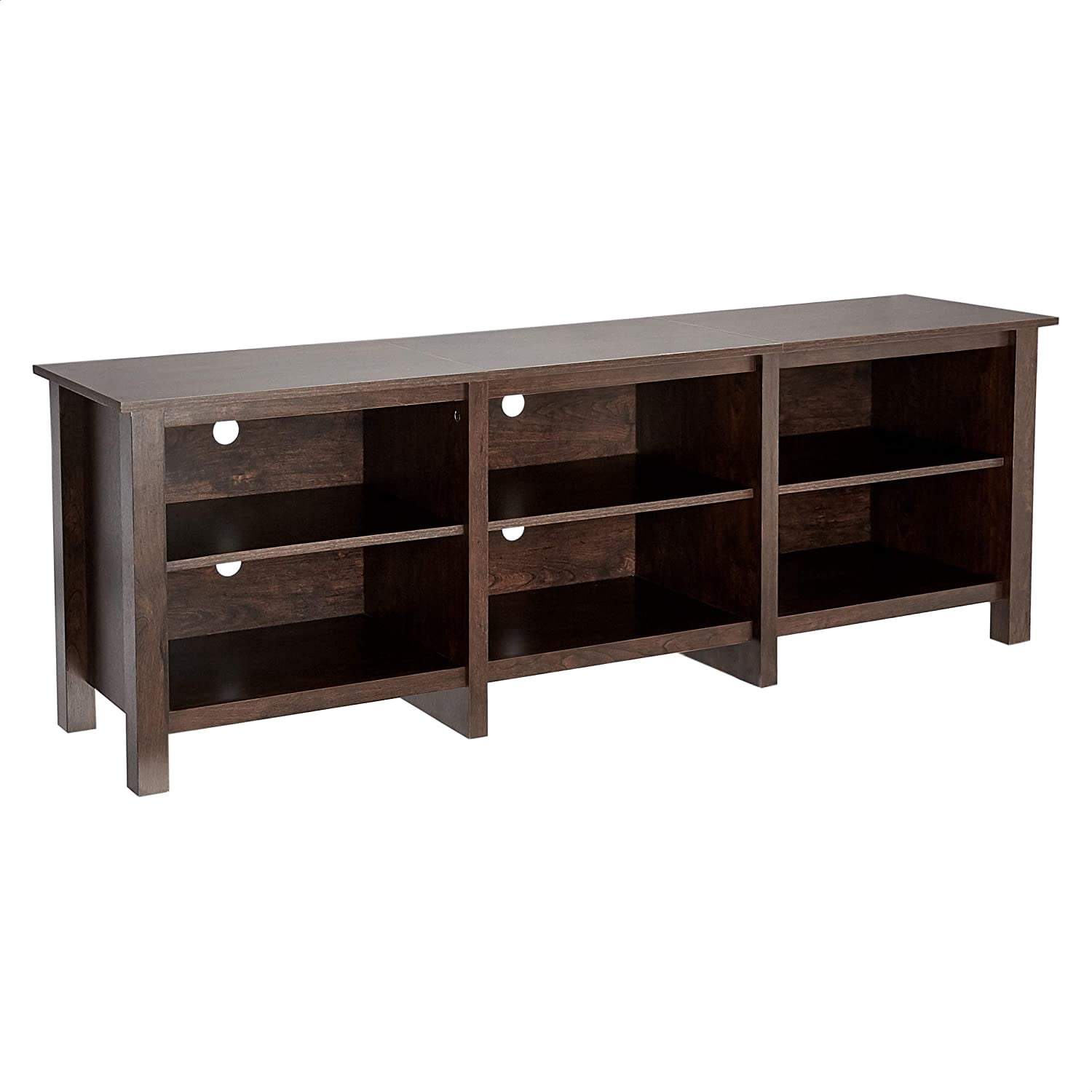 70inch TV Stand Storage Media Console Entertainment Center,Espresso ...