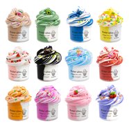 FJAZUFSA Mini Butter Slime Kit, Ice Cream Cake Slime, Stress Relief Toy ...