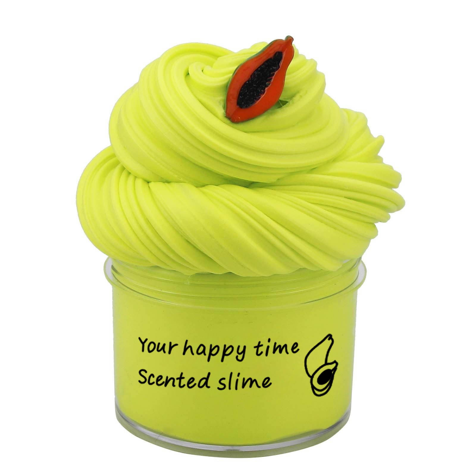 70ml Butter Slime Kit 1 Pack, Scented Stretchy Fruit Cloud Slime, Soft ...