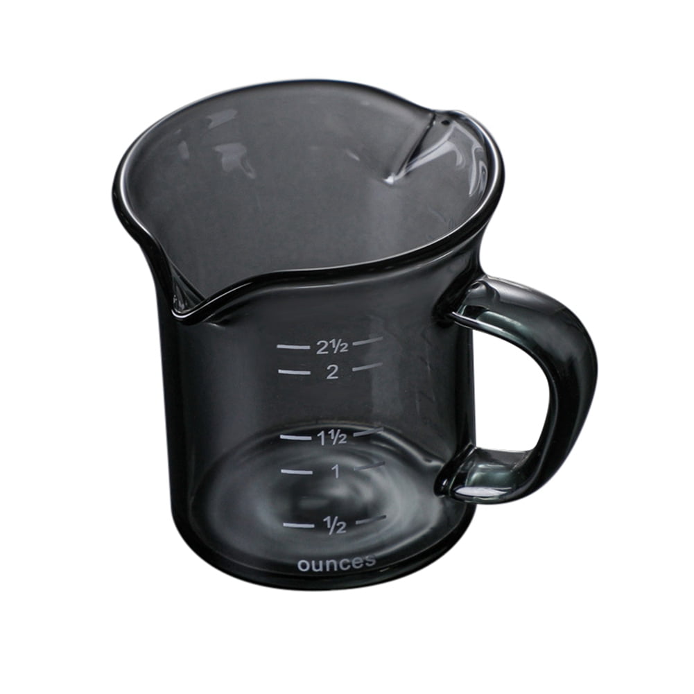 70ml Mini Glass Measuring Cup with handle Shot Glass Espresso Jugs ...