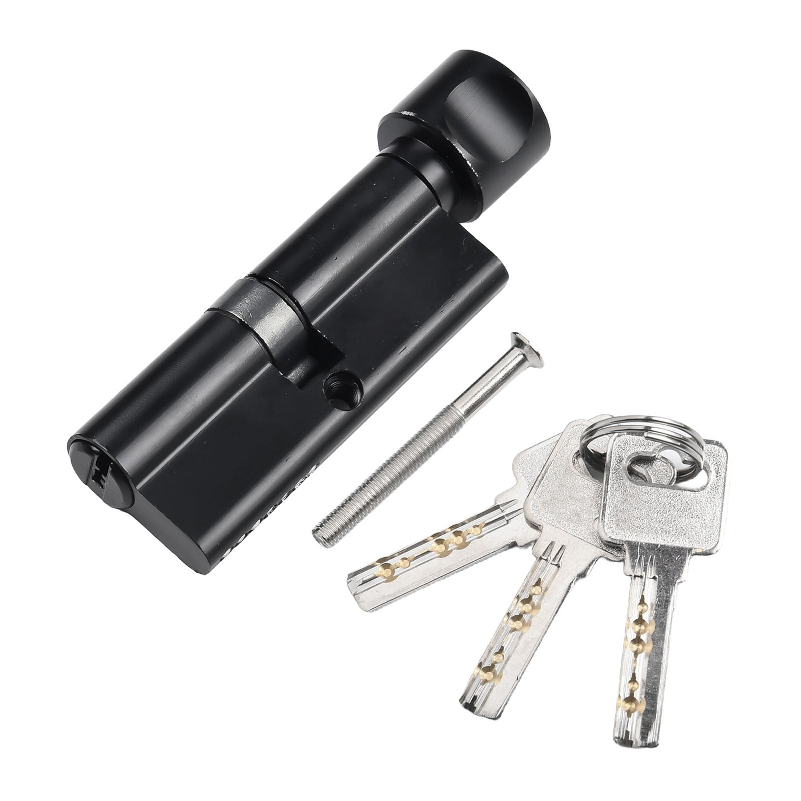 70mm Aluminum Lock Knob Cylinder Anti-theft Door Lock Core with 3 Keys ...
