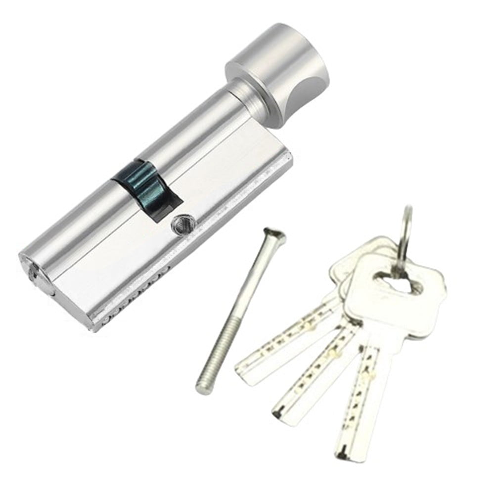 70mm Aluminum Lock Knob Cylinder Anti-theft Door Lock Core with 3 Keys ...