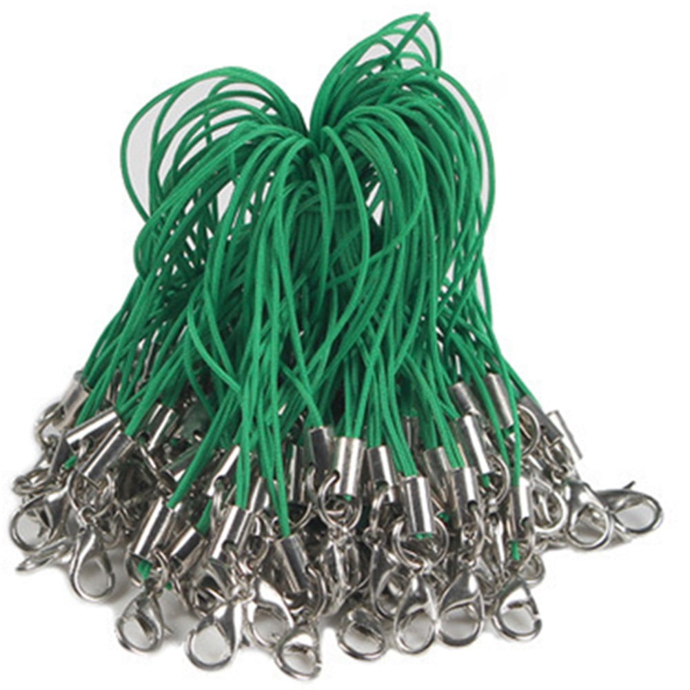 70mm Colorful Lobster Clasp Lanyard Phone Strap Charm Nylon Key Ring ...