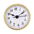 70mm Embeddeds Clock Mechanism Gold Accent Plastic Frame Metal Face ...