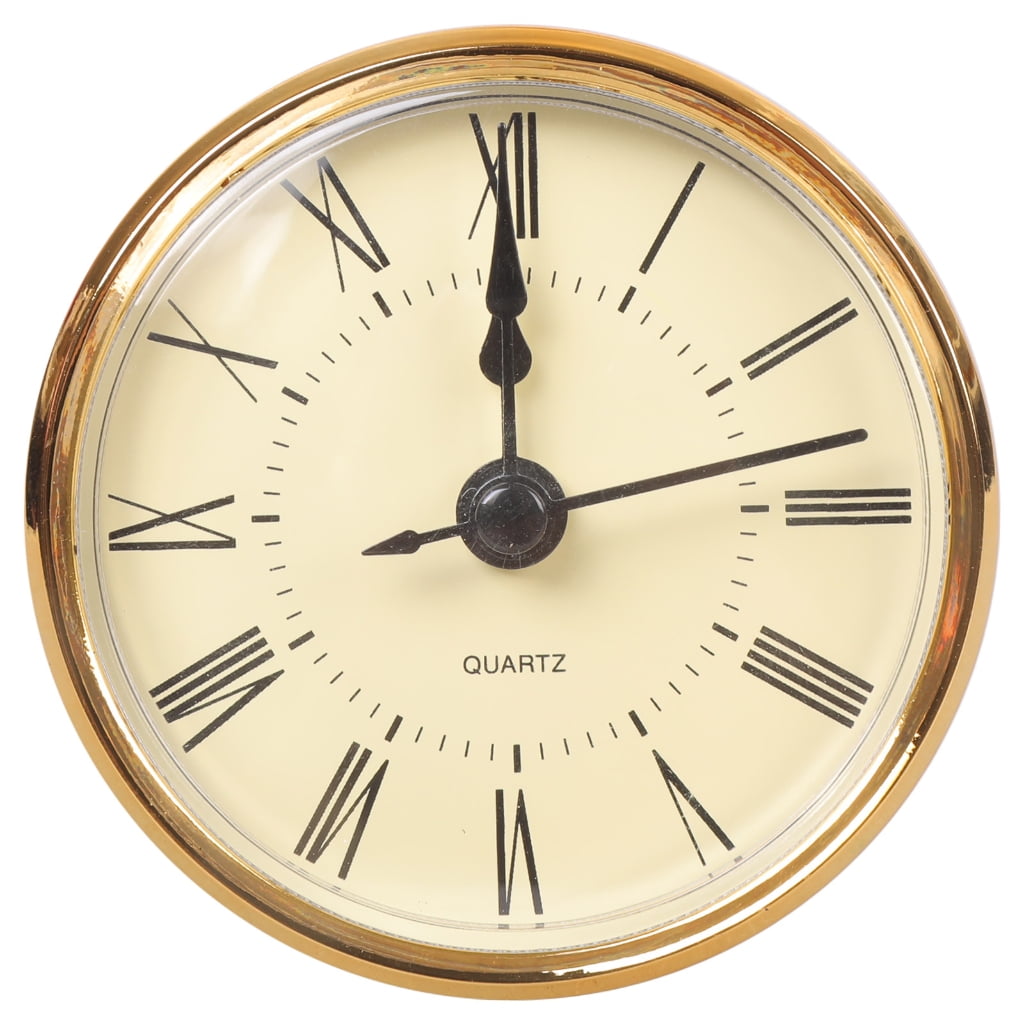 70mm Embeddeds Quartzs Clock Movement Golden Finish Easy Installation ...
